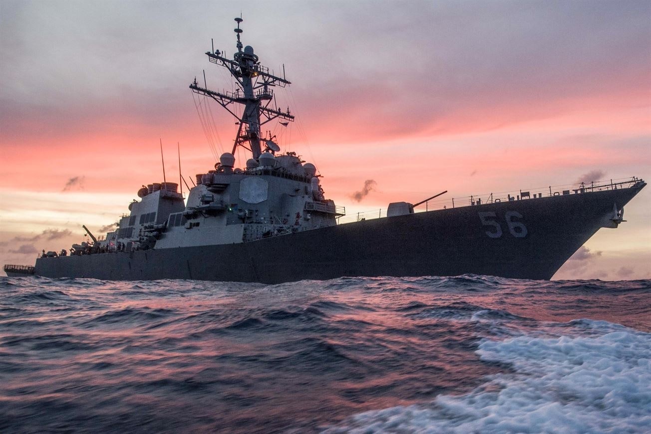 American destroyer captain relieved of duty