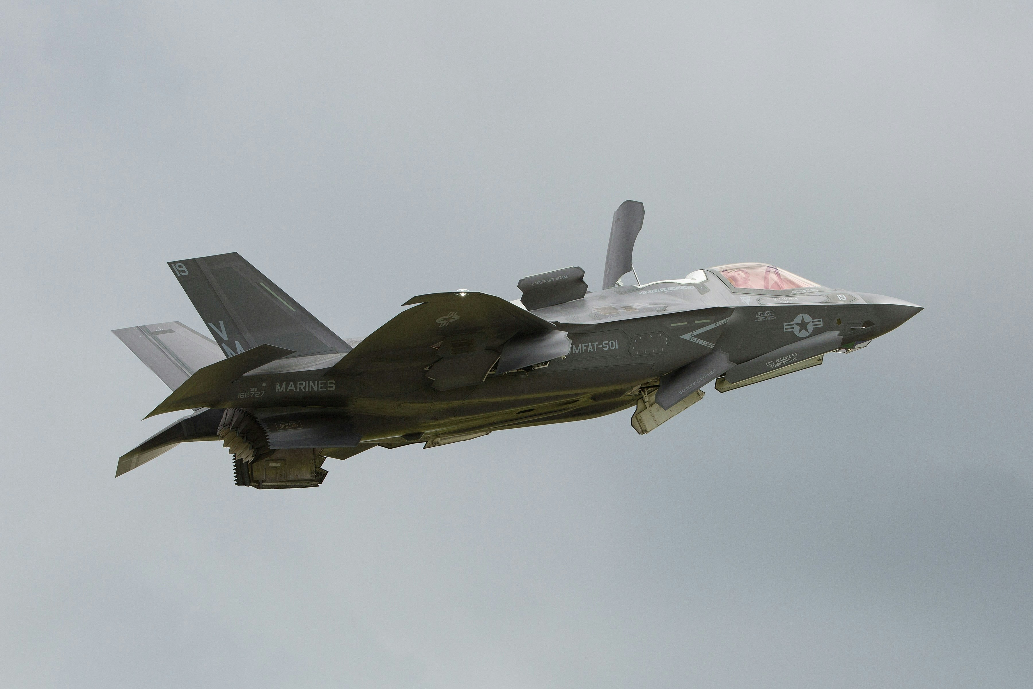 IN PICTURES: F-35B supercarrier flypast