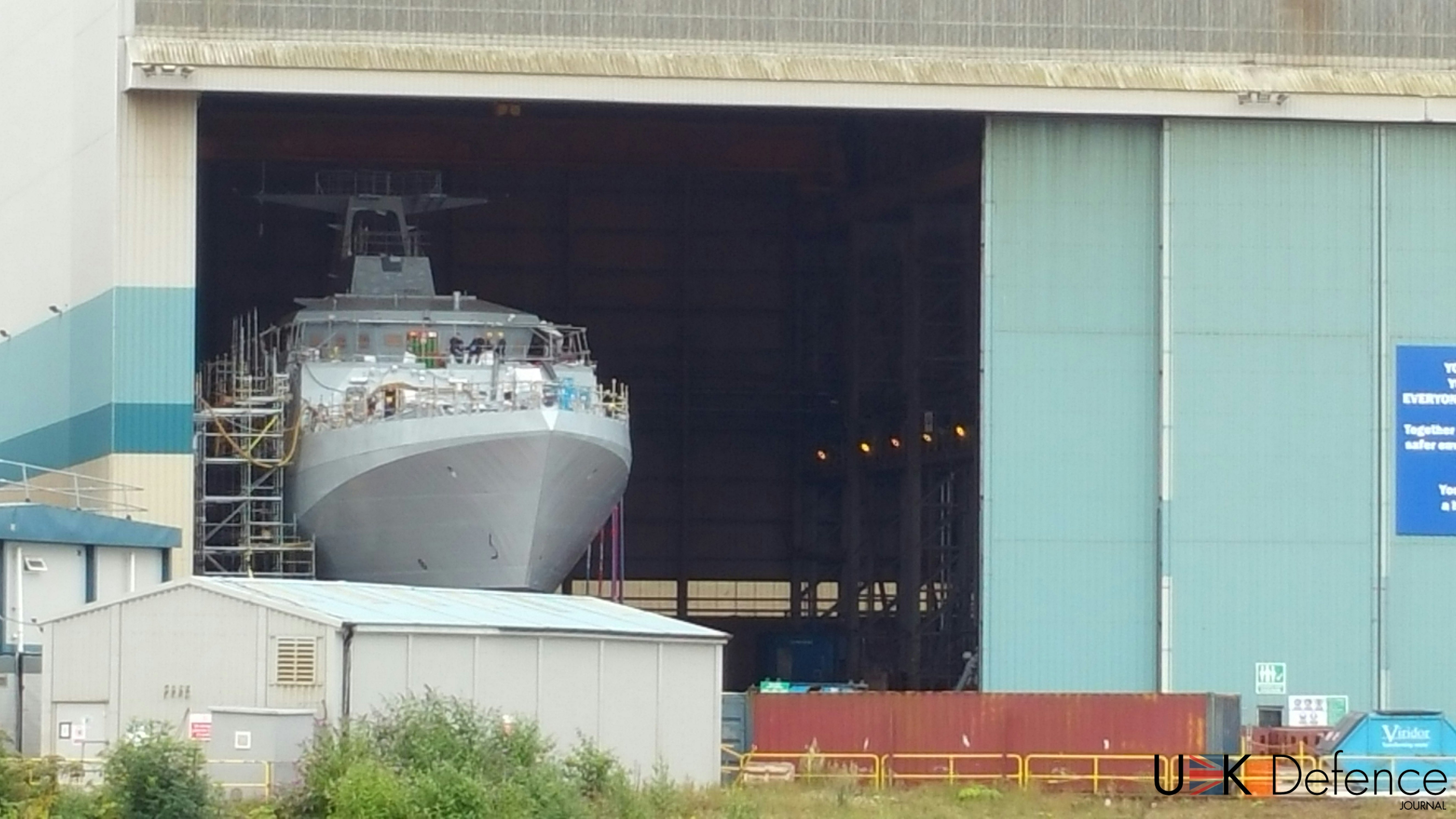 HMS Forth revealed in Glasgow