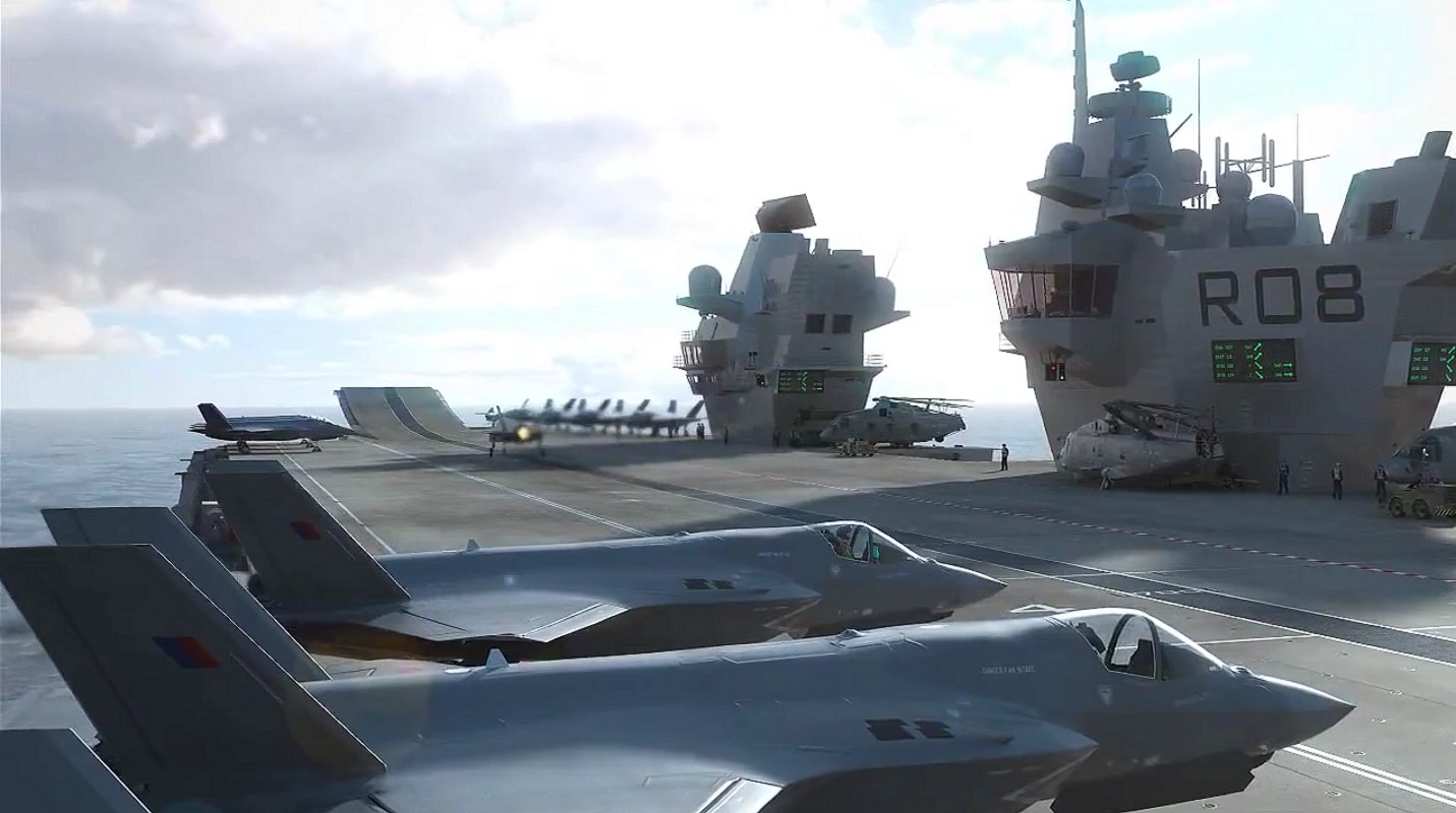 Aircraft carrier HMS Queen Elizabeth sails today for F-35 trials
