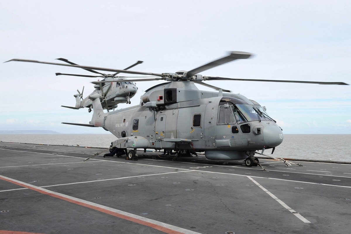 30th Merlin MK2 Helicopter Delivered to Royal Navy