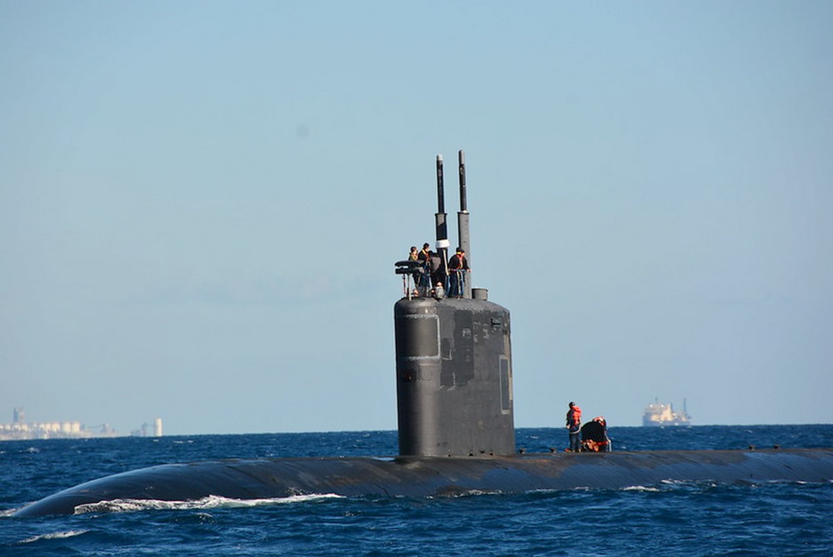 American nuclear powered attack submarine visits Gibraltar