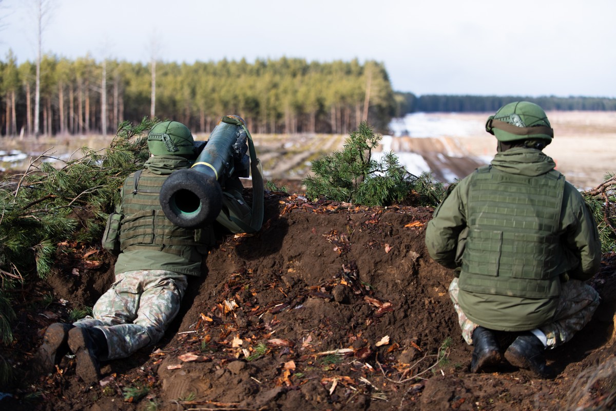 British troops show off anti-tank firepower in Lithuania