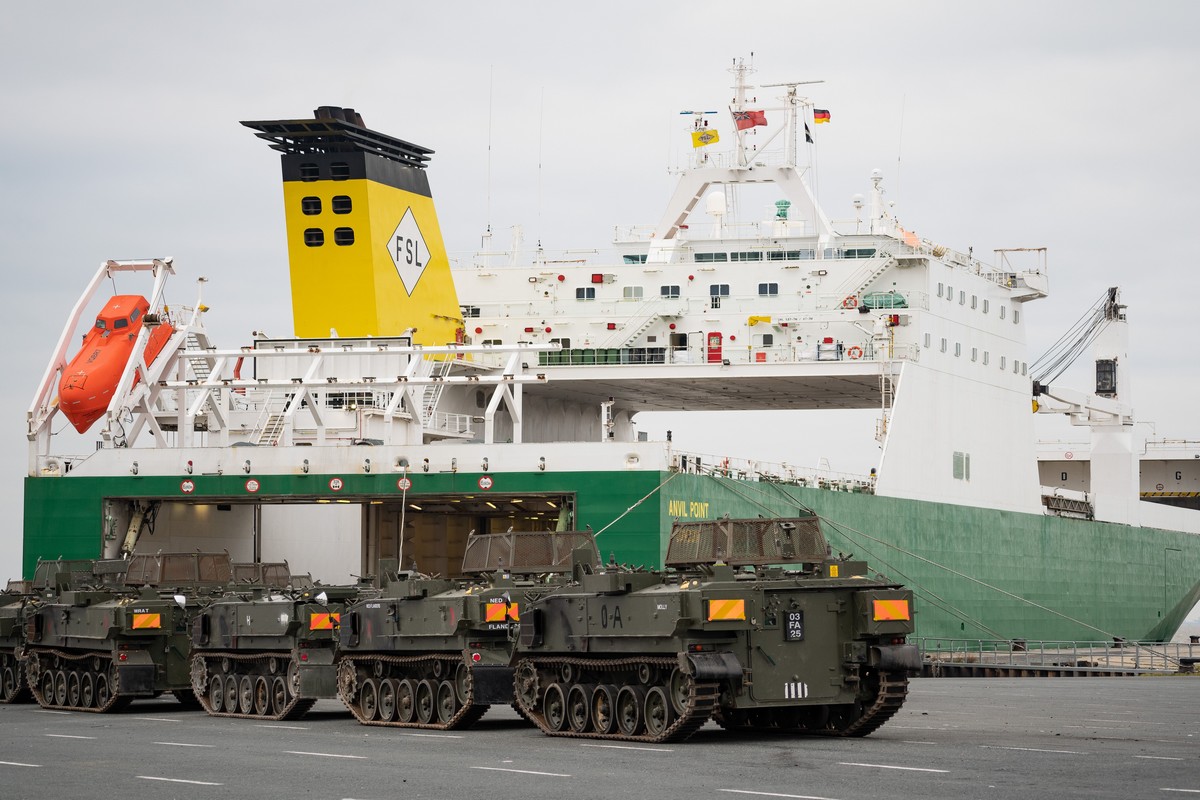 Britain holds largest army exercise in Europe for decade