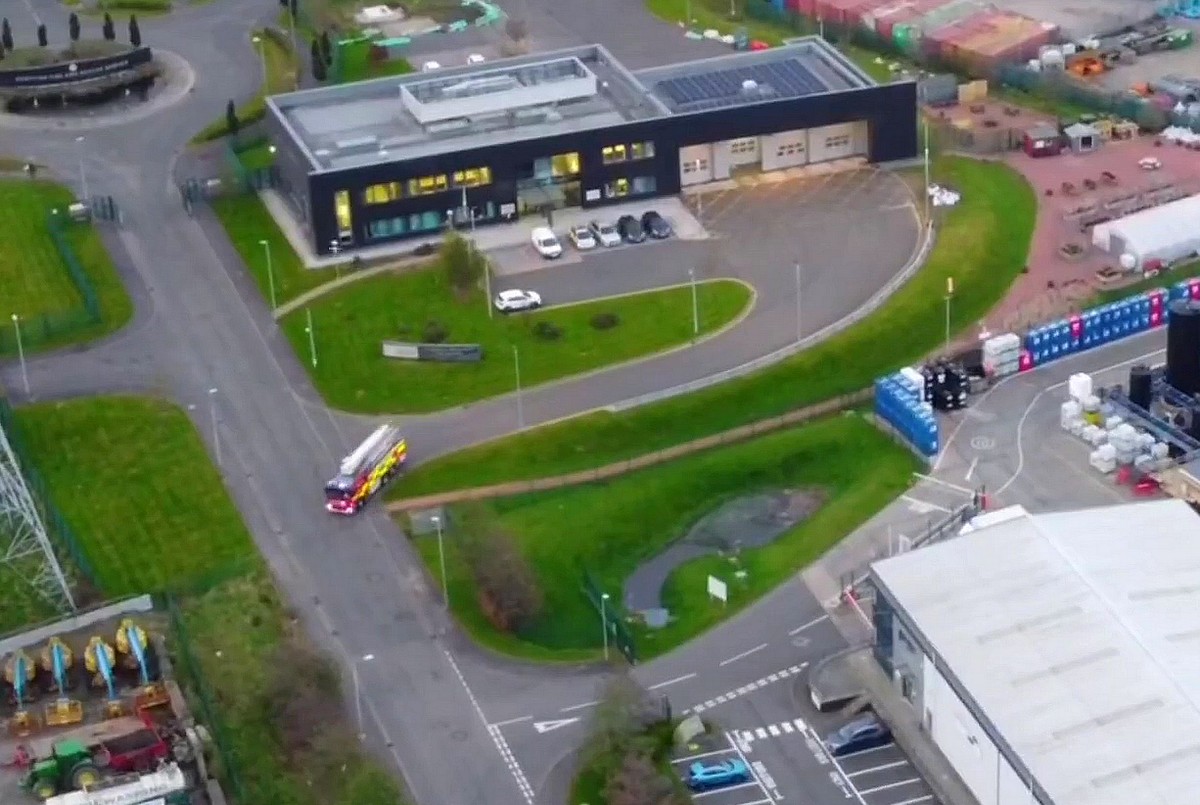 UK Defence Journal drone thwarts gang starting fire