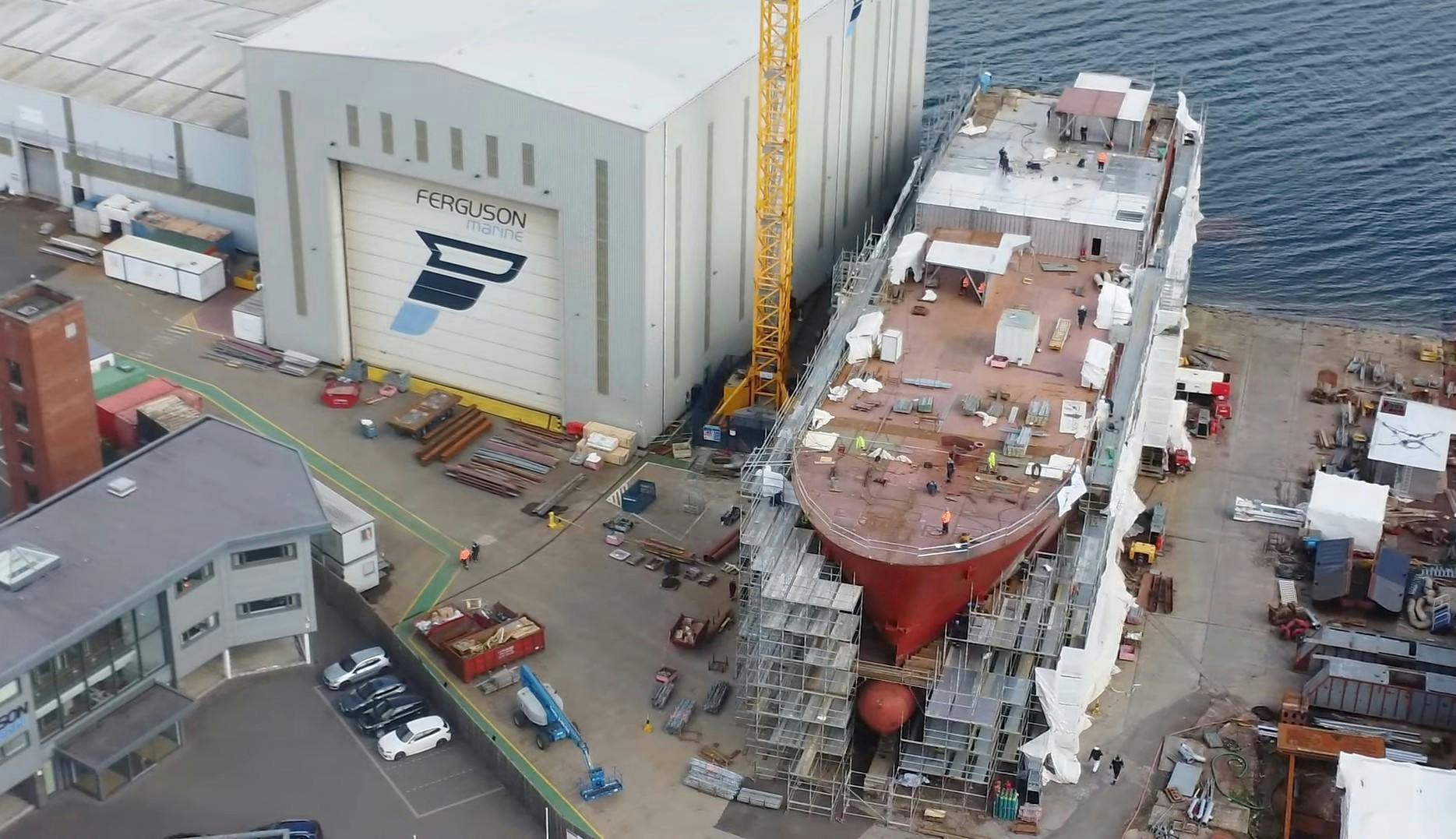 Ferguson yard starts work on sections of Type 26 Frigate