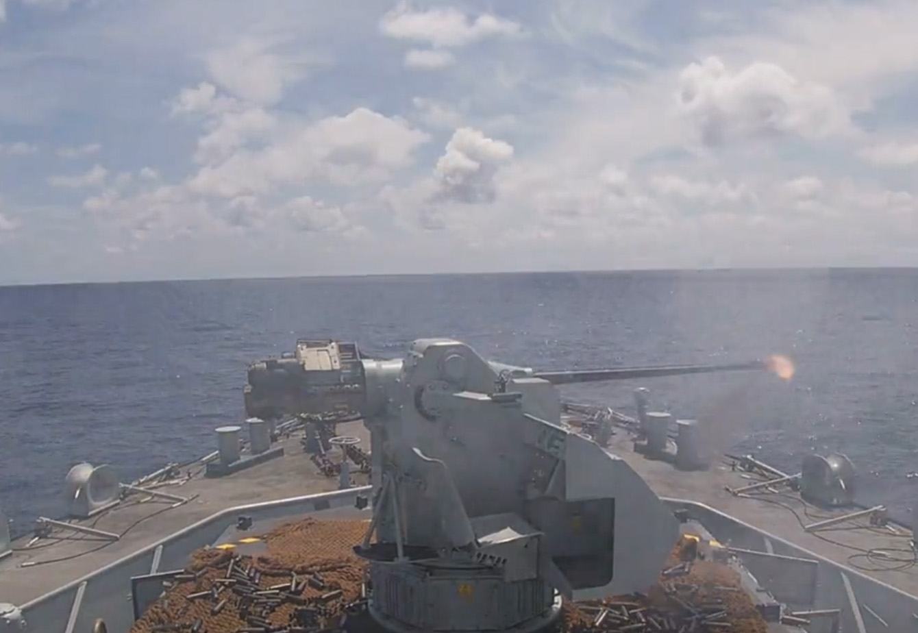 British patrol ship sinks ‘massive red killer tomato’