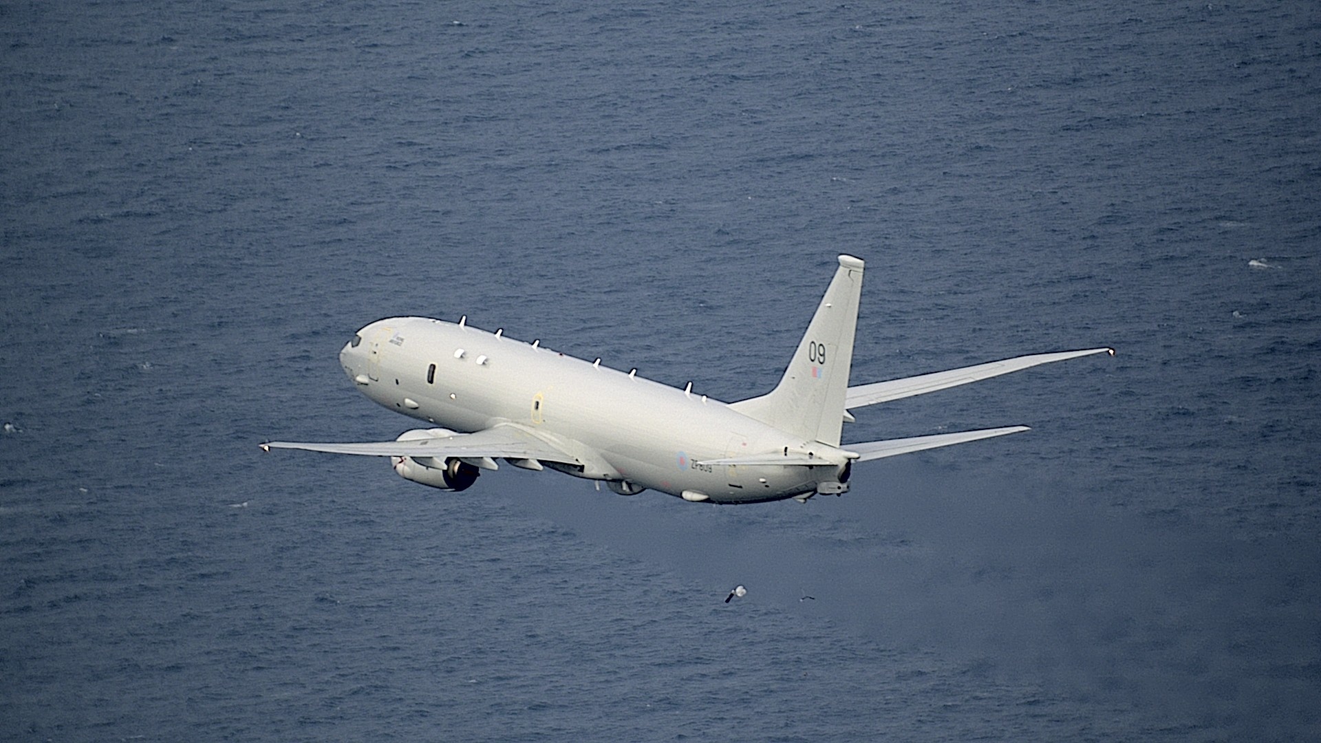 RAF conducts torpedo training off Scottish coast