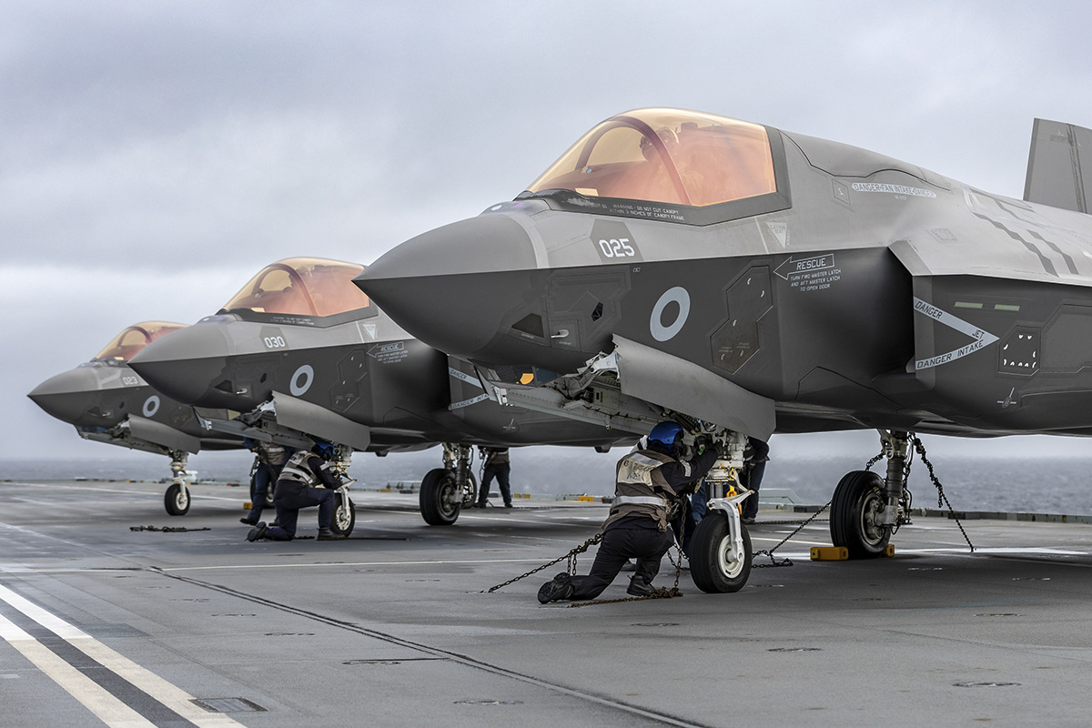 British Carrier Strike Group demonstrates ‘punch’