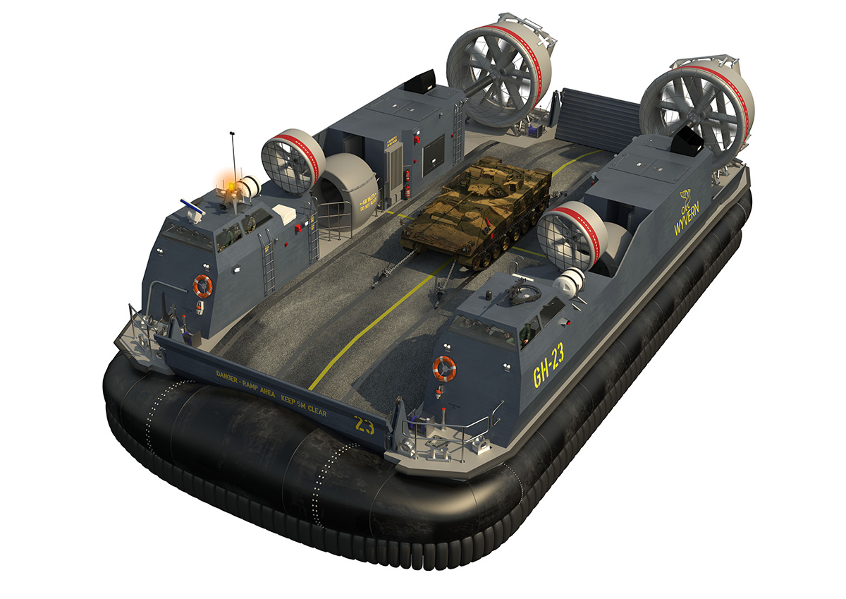 Griffon Hoverwork introduces British ‘Wyvern’ LCAC design