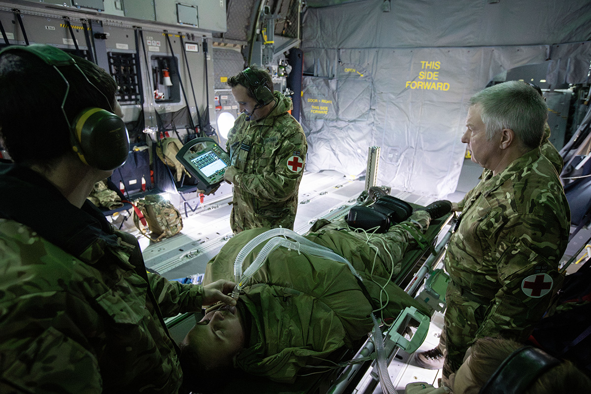 RAF medics conduct equipment testing in Arctic conditions