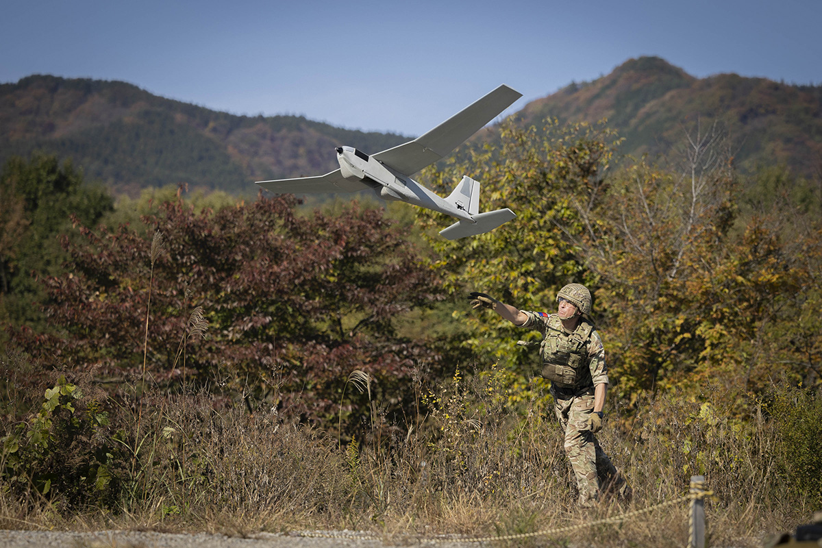 British Army fly drones in Japan for the first time
