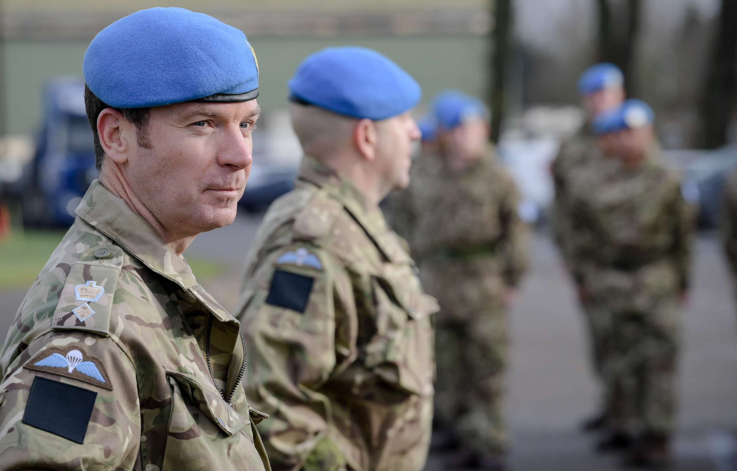 British paratroopers train for Cyprus peacekeeping