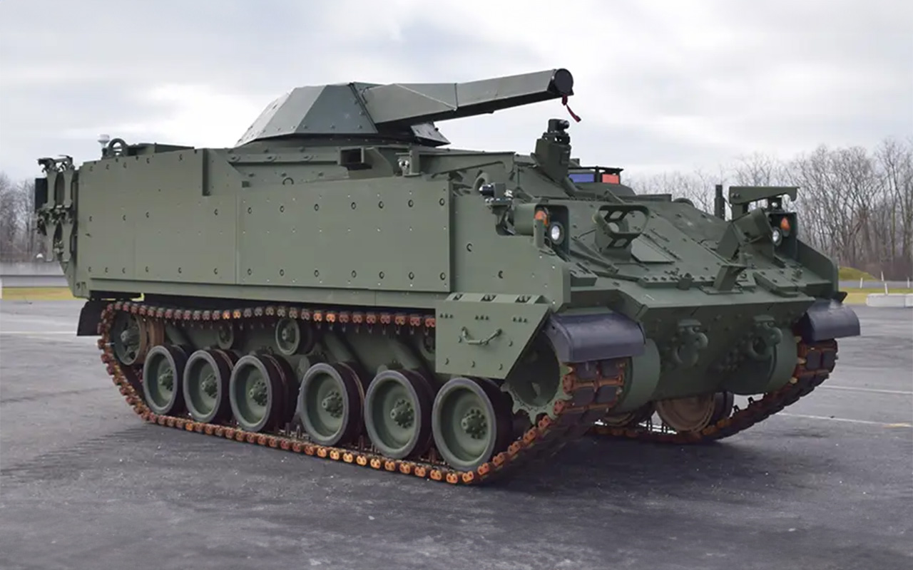BAE deliver new prototype APMV with unmanned turreted mortar