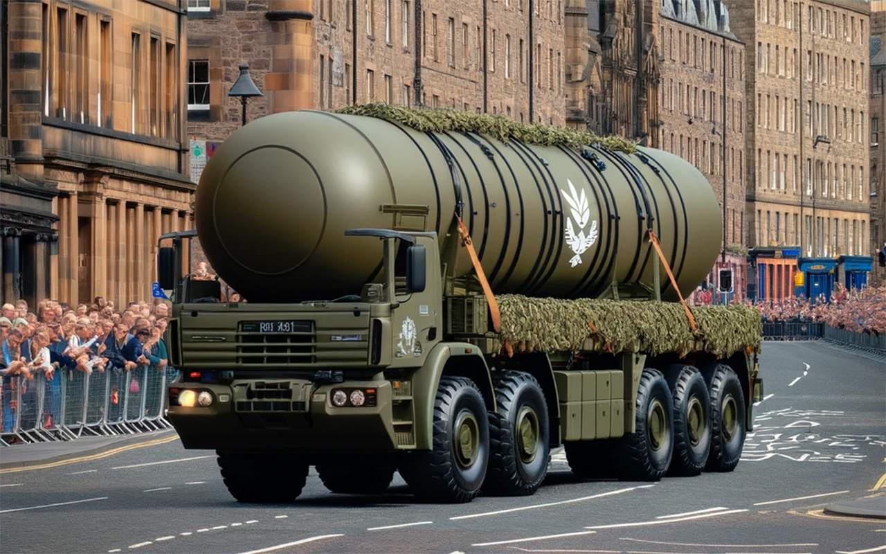 UK Government to parade Trident missiles through Edinburgh