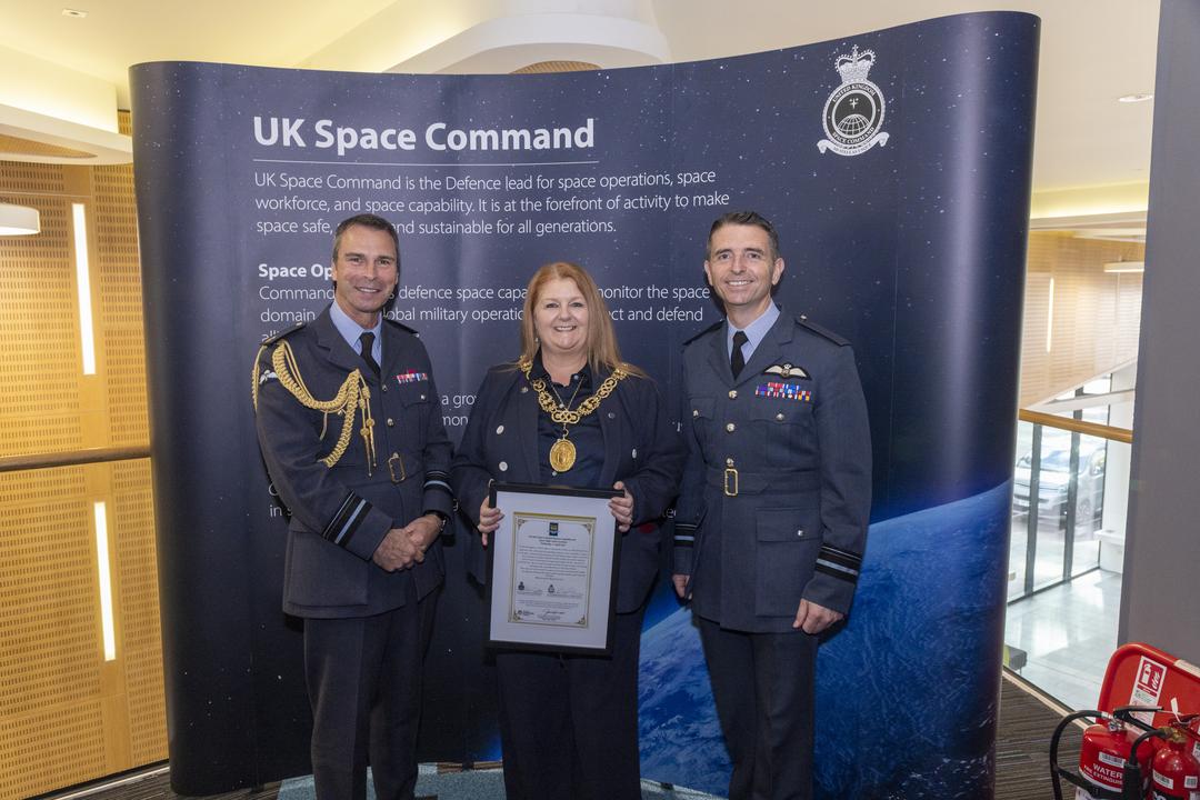 RAF Reserves launch specialist space unit in Glasgow