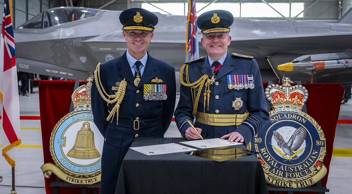 RAF and RAAF Jointly Revive 80 Squadron