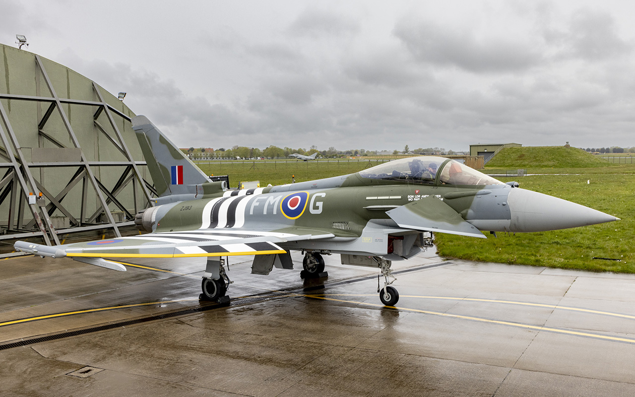 New Typhoon display aircraft paint job revealed