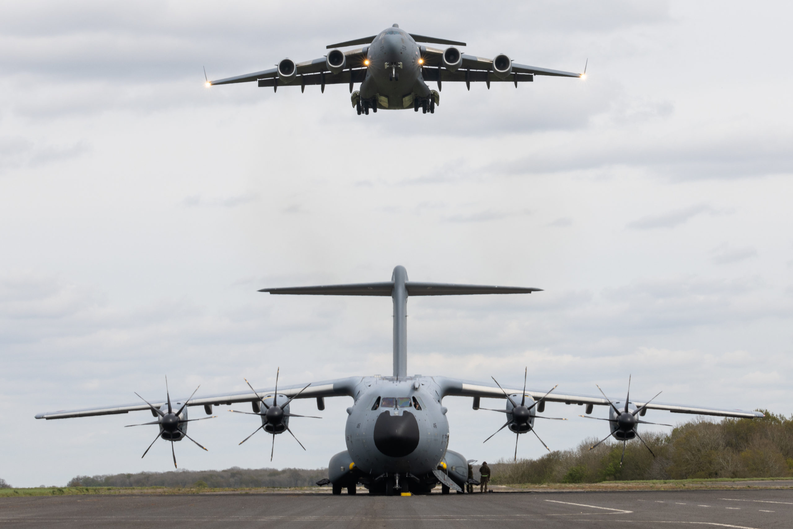 RAF showcase air mobility readiness in Ex Venture Spirit