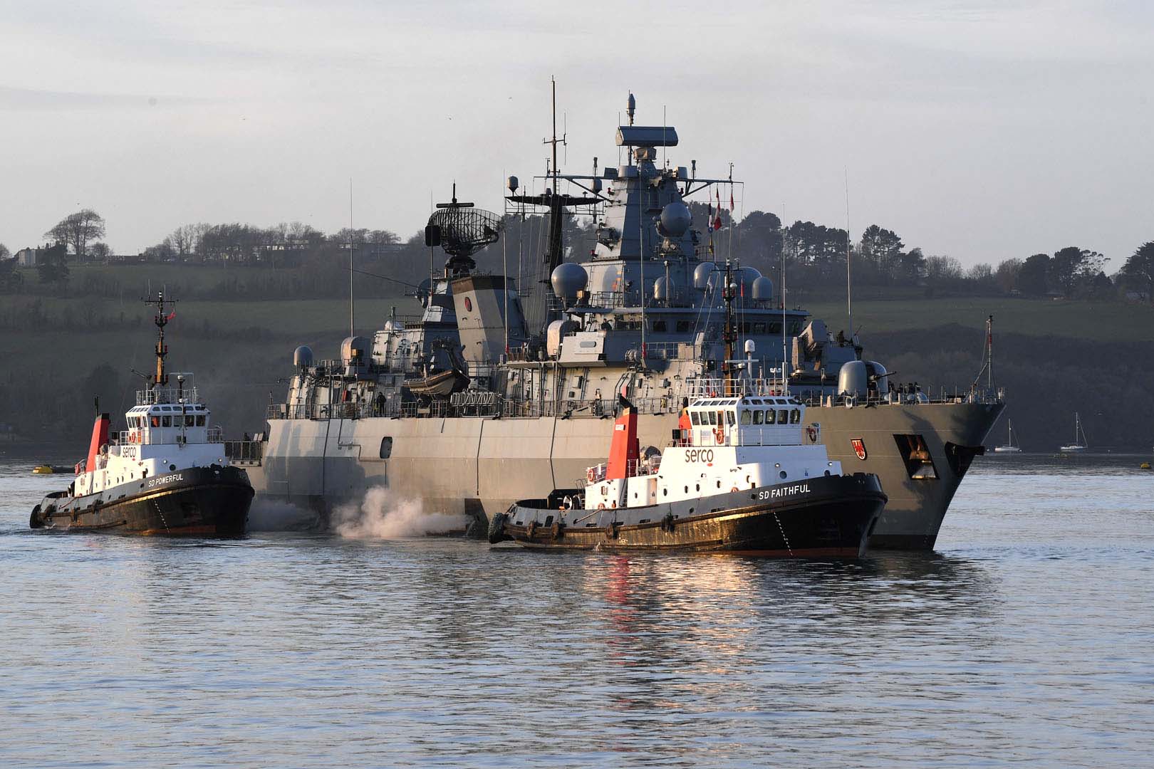 German vessels to assist with Royal Navy training