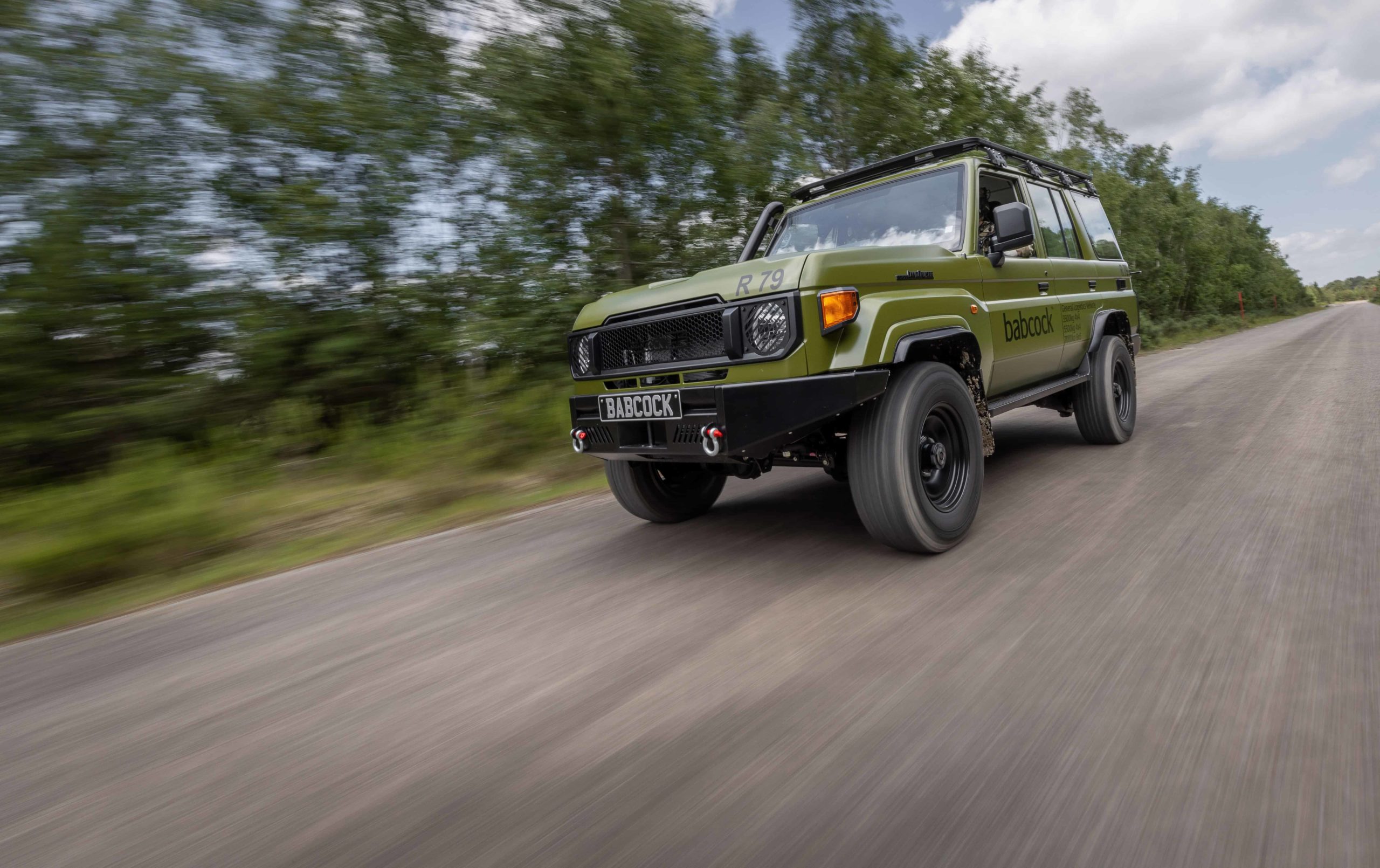 Babcock shows new medium wheelbase General Logistics Vehicle