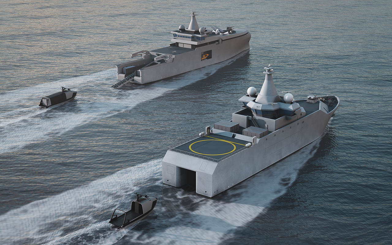 UK considers Kongsberg Vanguard for mine hunting motherships