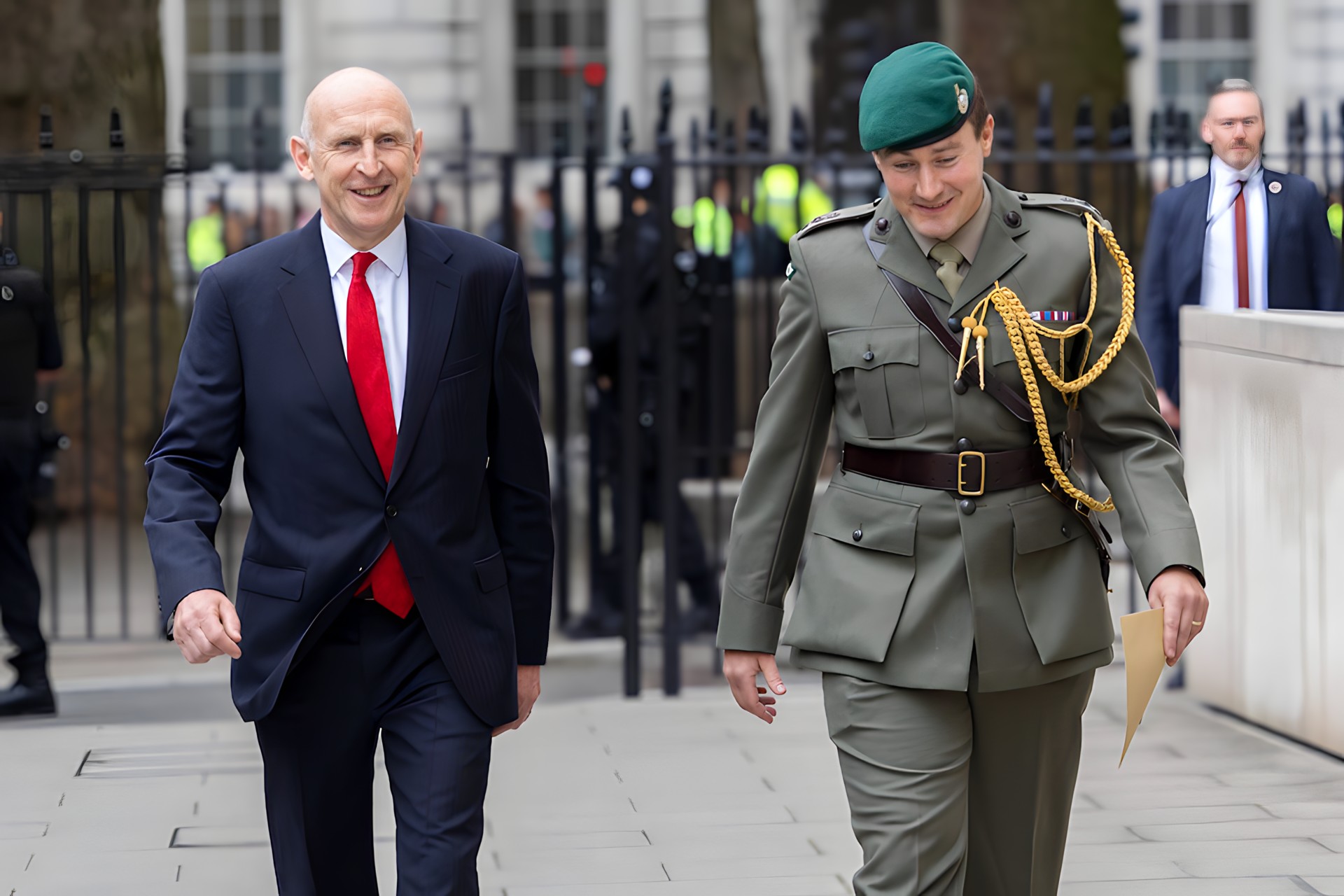 New Defence Secretary John Healey addresses MOD staff