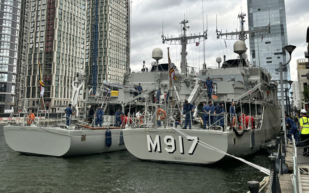 Belgian minehunter to join Ukrainian Navy spotted in London