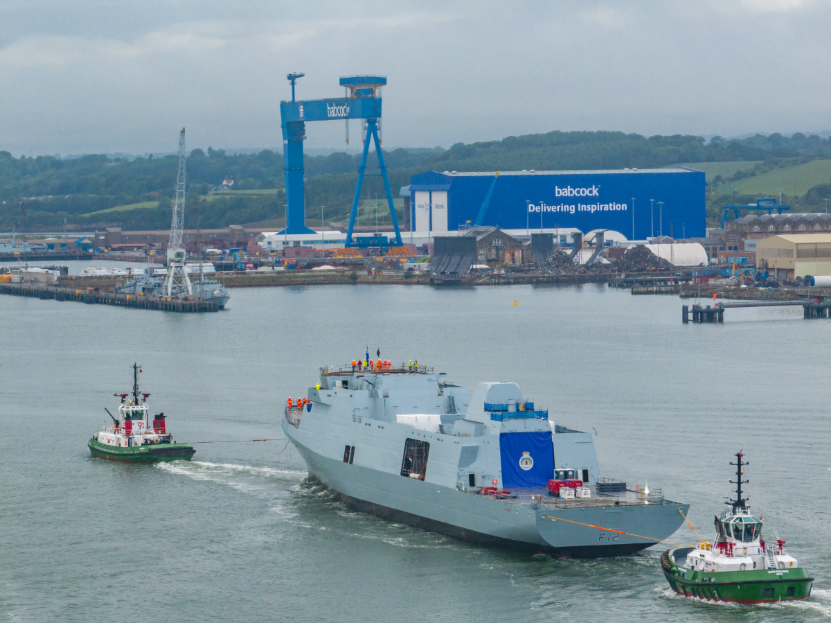 The location and status of the Royal Navy surface fleet