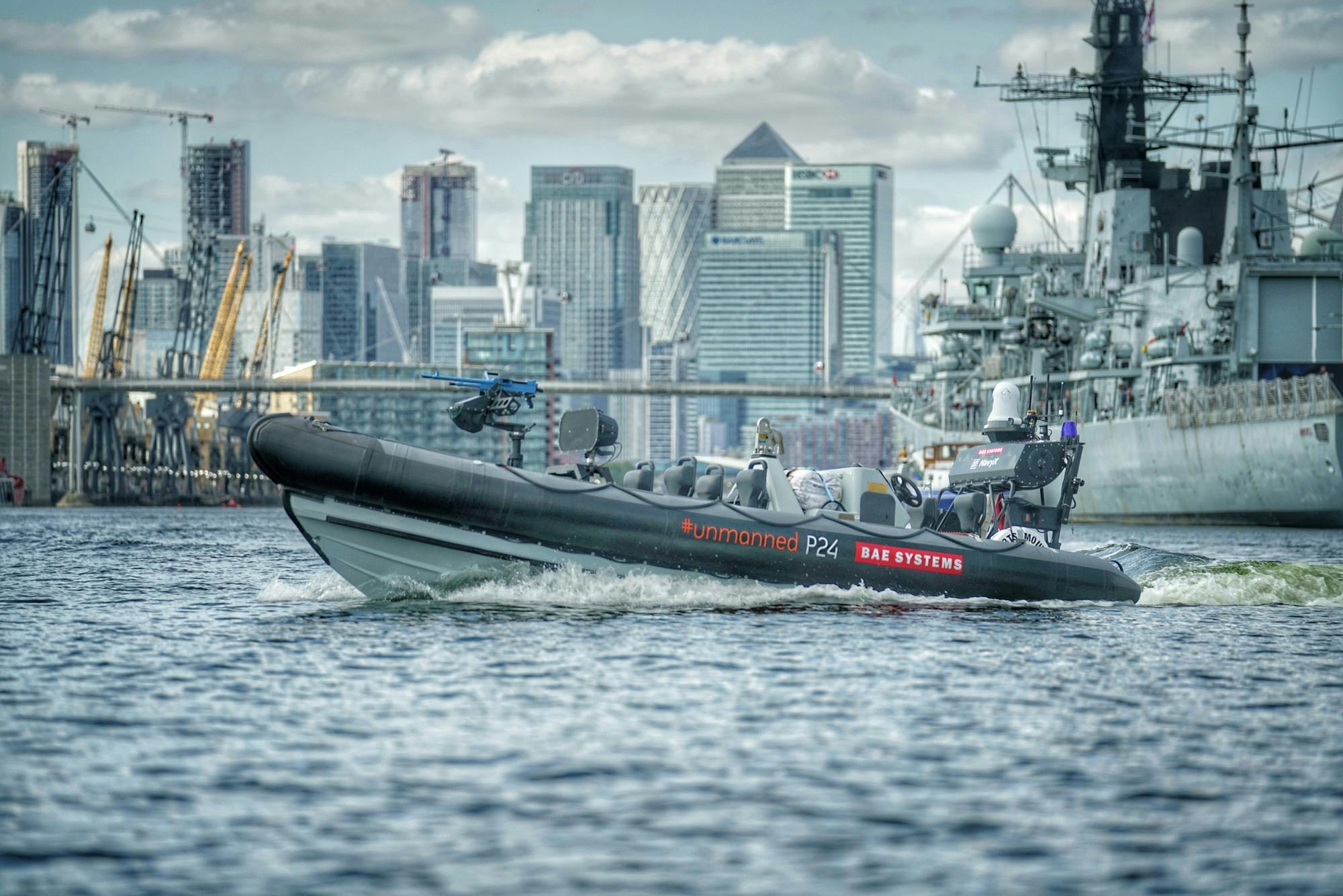 BAE and Royal Navy provide first look at future autonomous sea boats