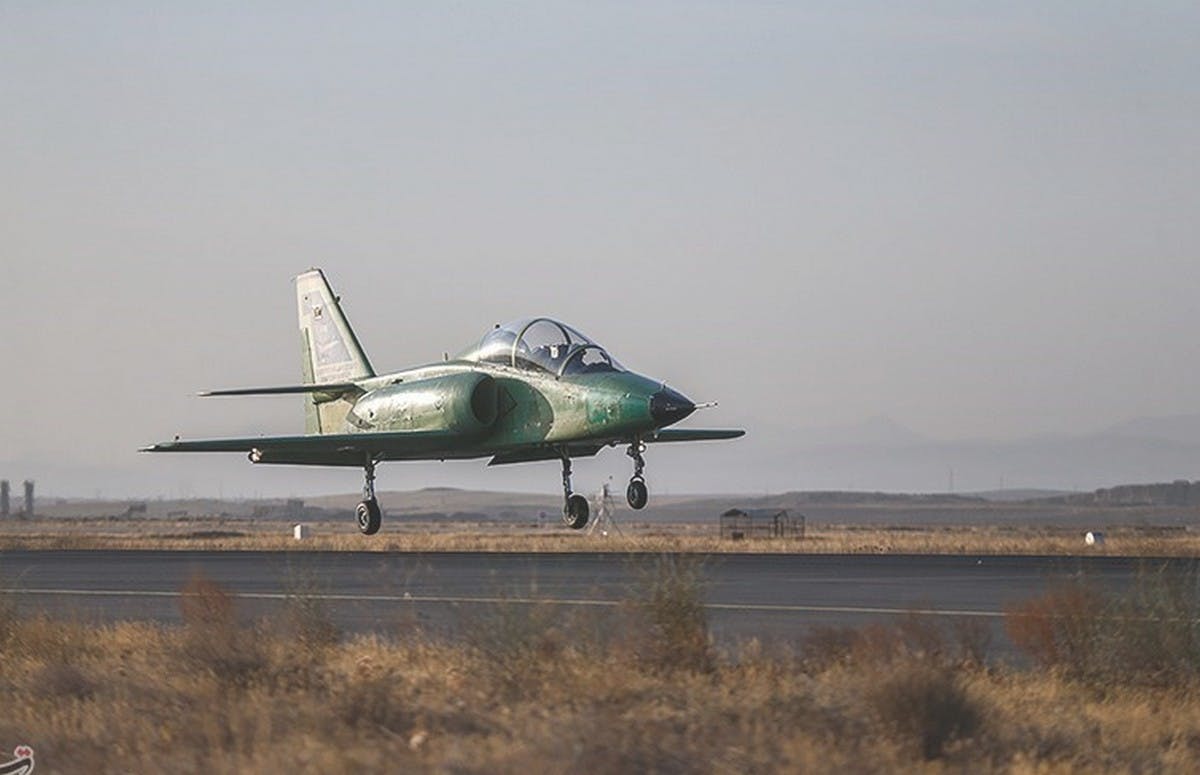 Iranian Air Force conduct test flight of Yasin trainer jet