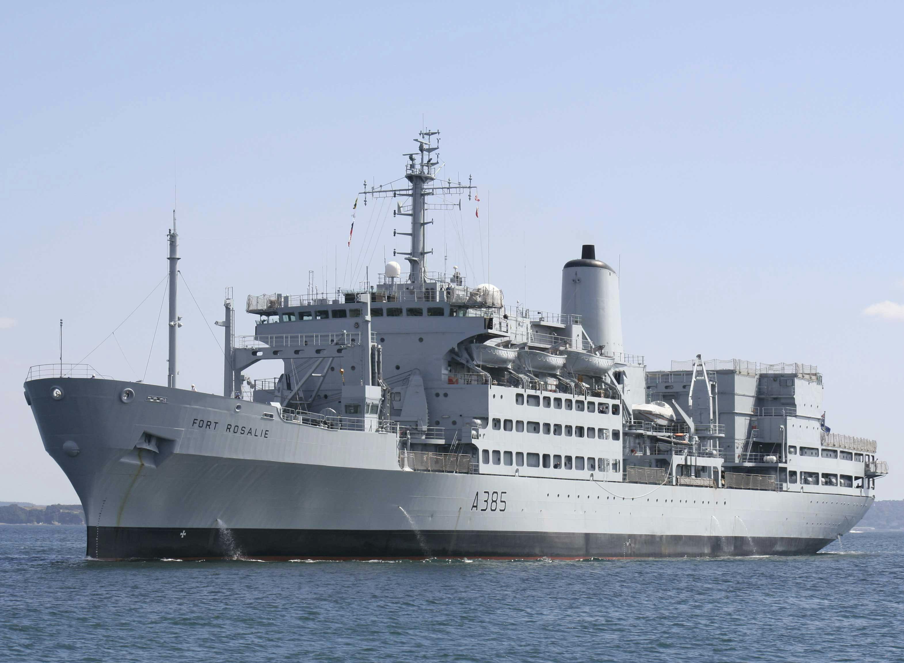 RFA Fort Rosalie visits Tangier