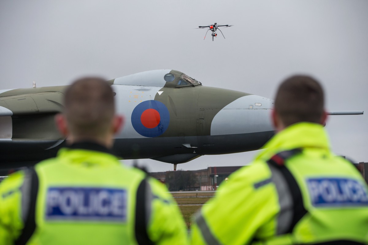 RAF Force Protection utilise Remotely Piloted Air System