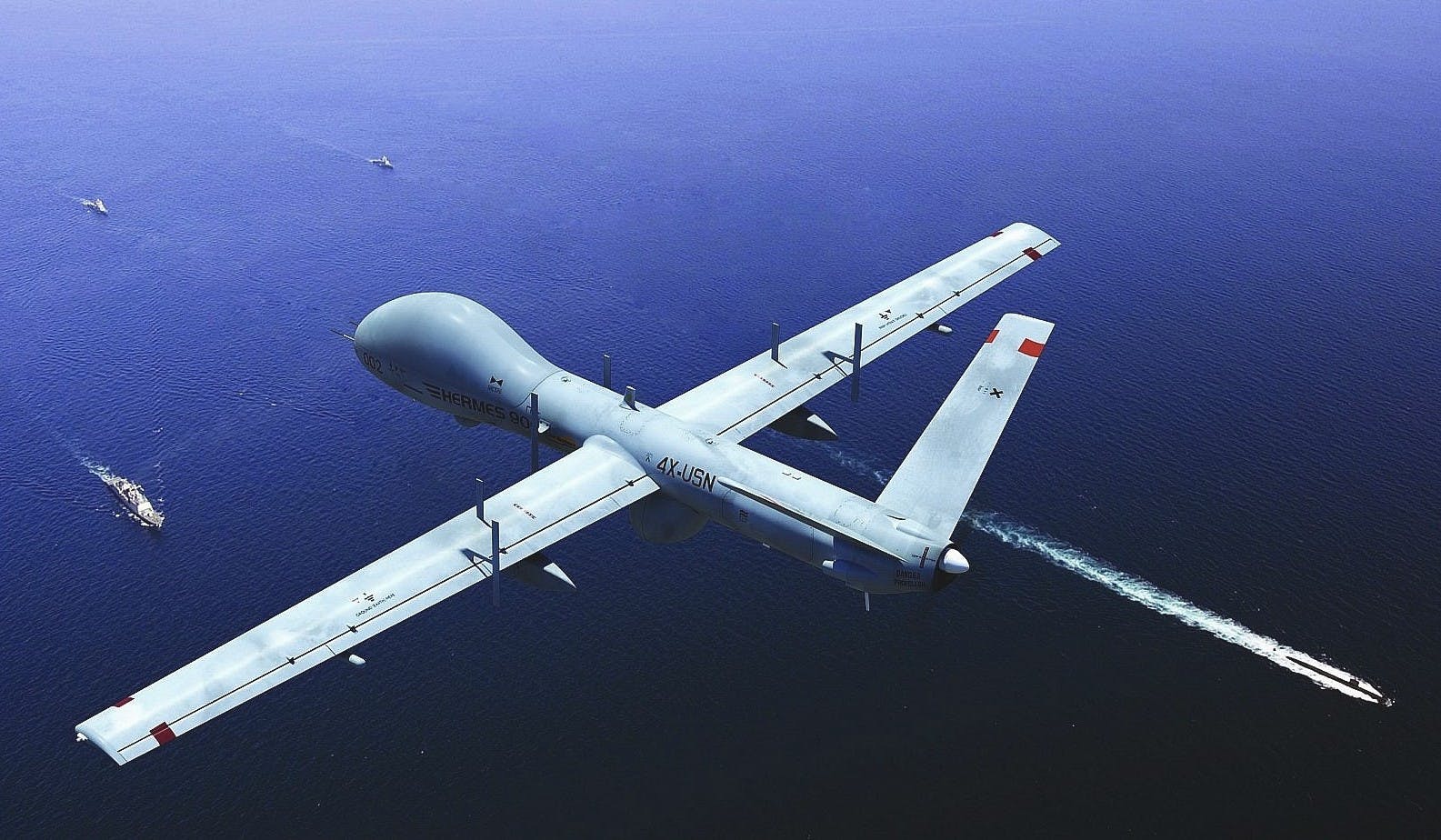 Israeli surveillance drones in trial to monitor UK waters