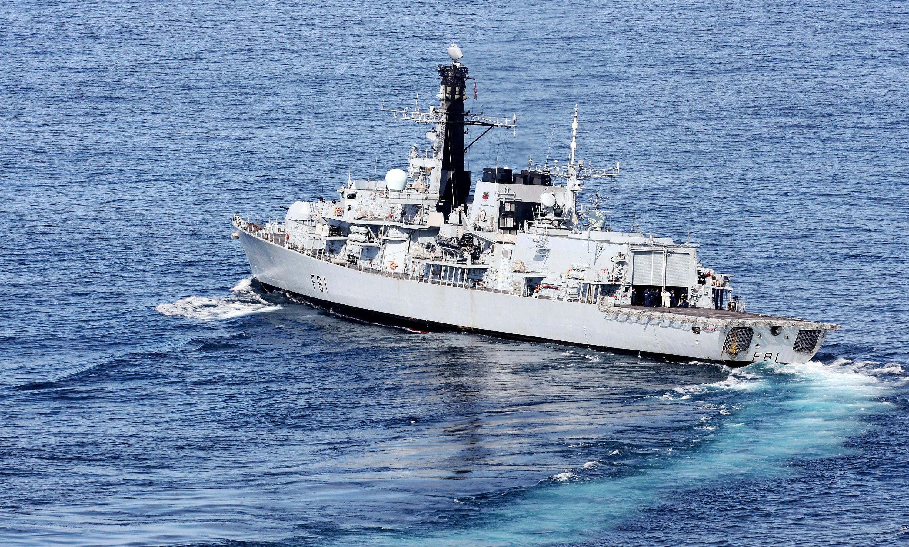 Royal Navy frigate assists rescue off Scottish coast