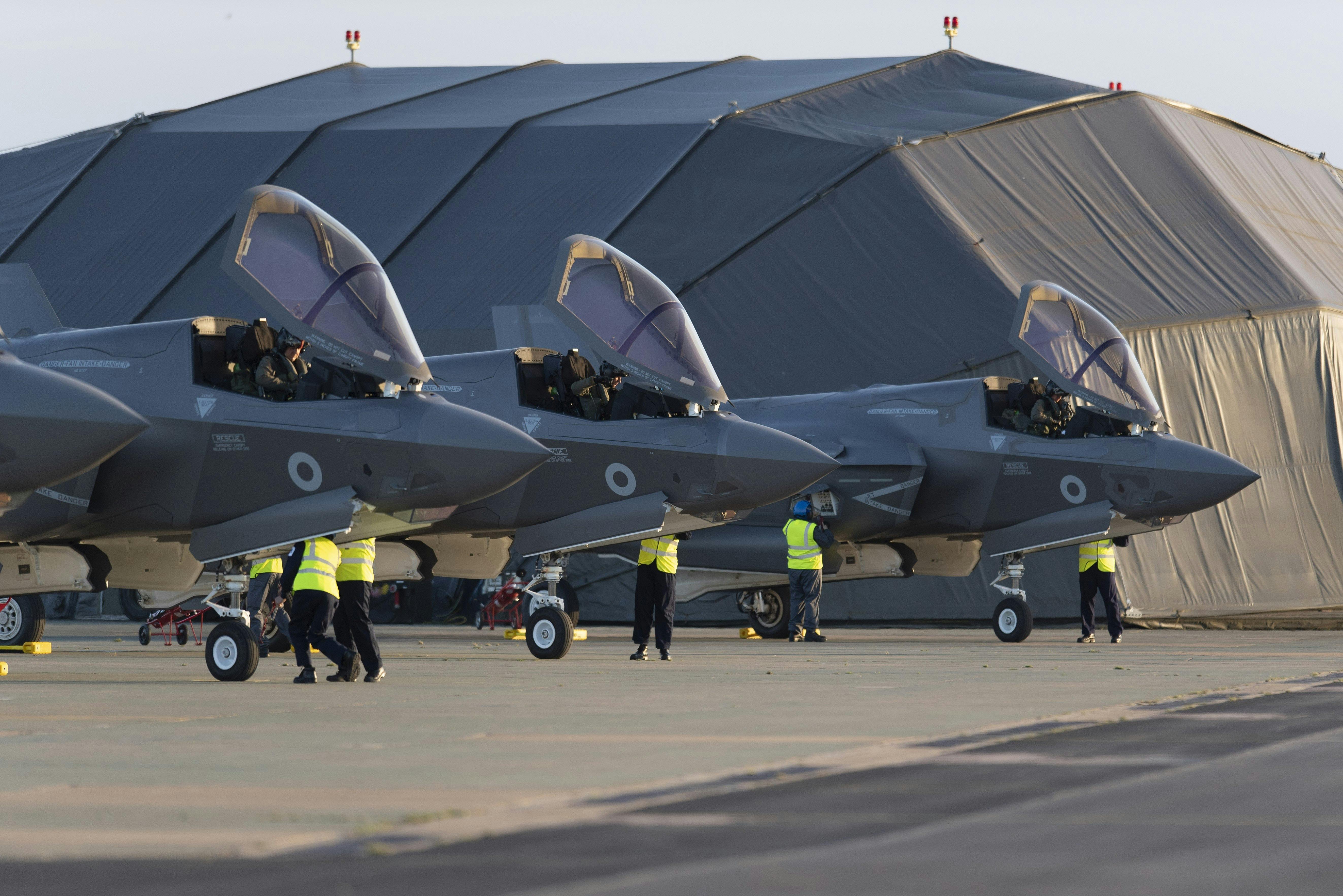 British F-35B aircraft deploy to Cyprus
