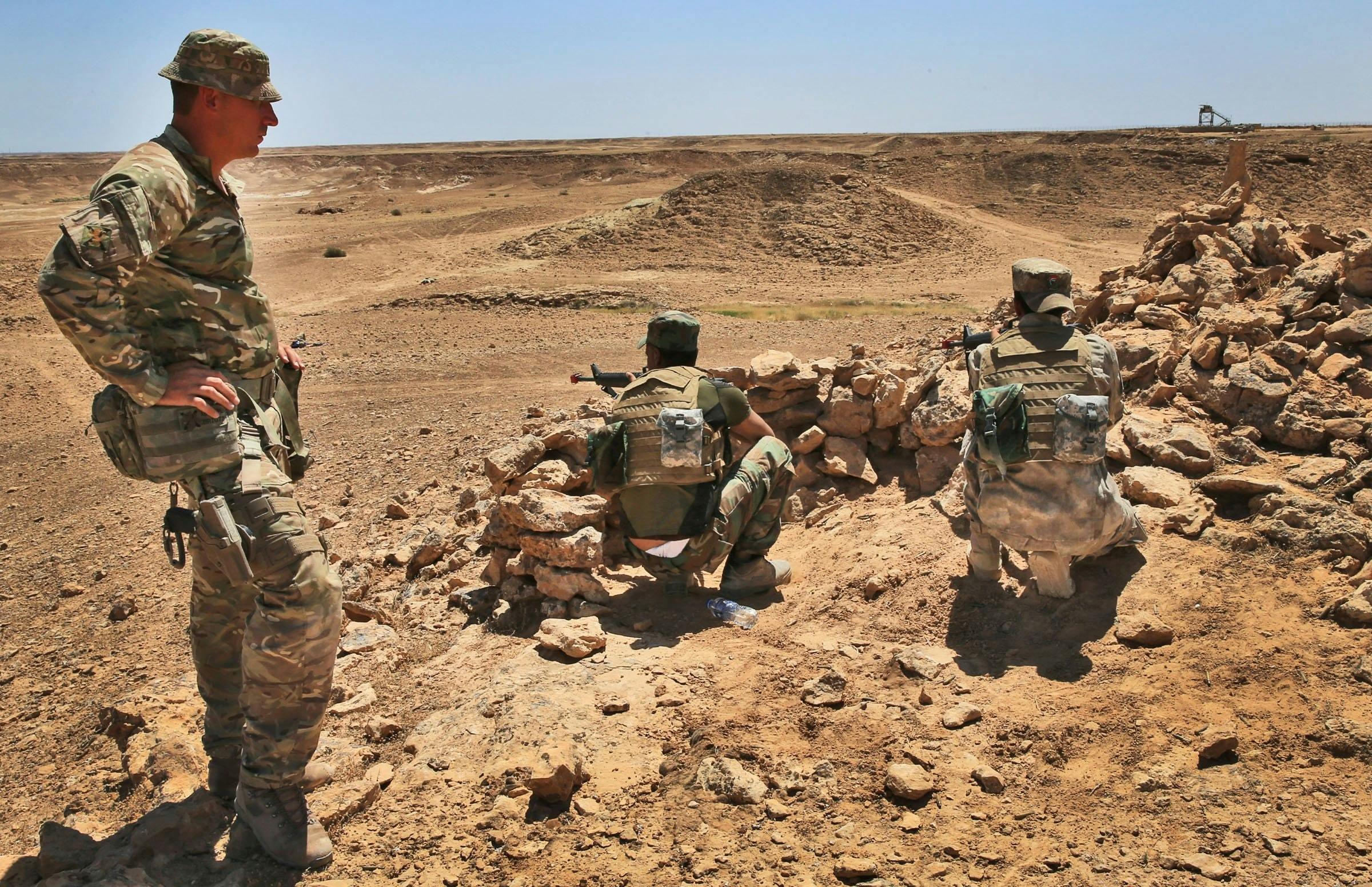 Royal Regiment of Scotland train Iraqi Border Guard Police