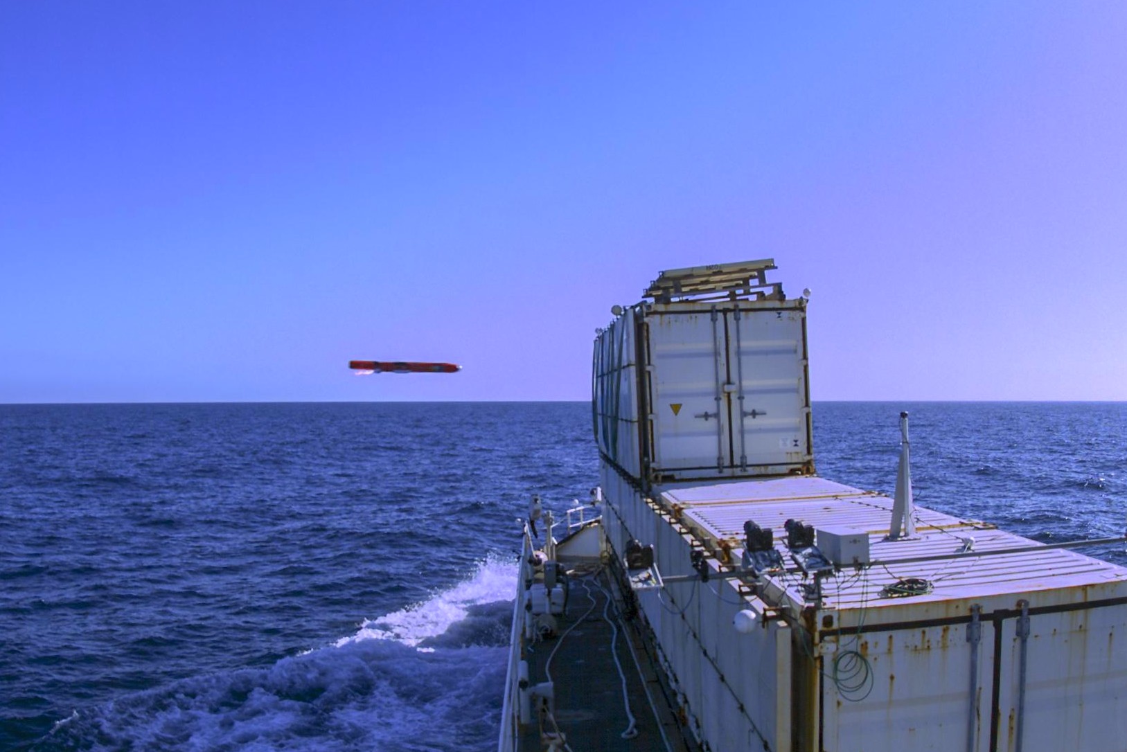 Sea Venom missile in firing trial off French coast