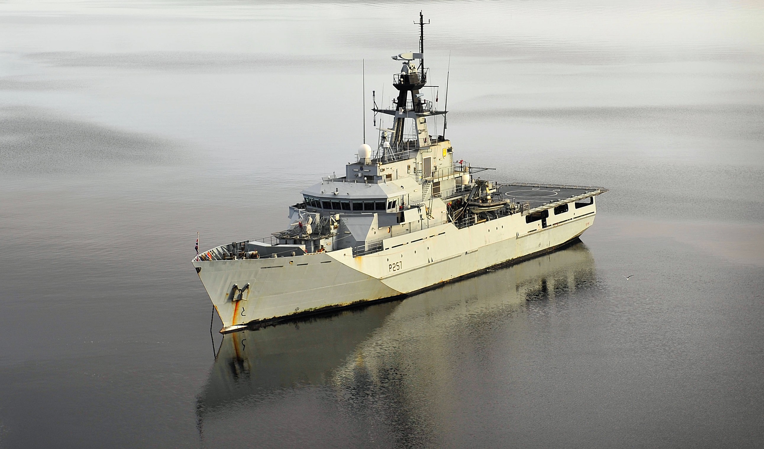 HMS Clyde returns to UK after 12 years guarding the Falkland Islands