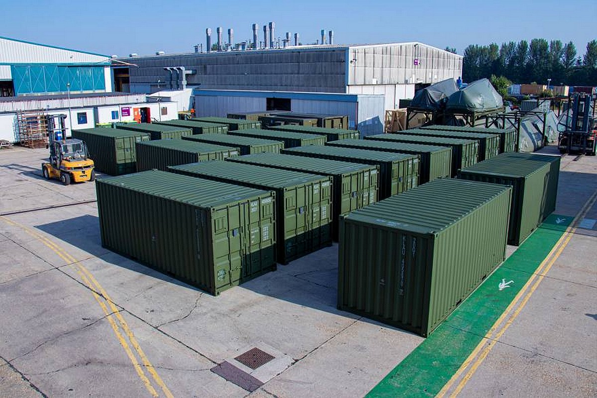 Marshall dispatches deployable containers for Netherlands Army