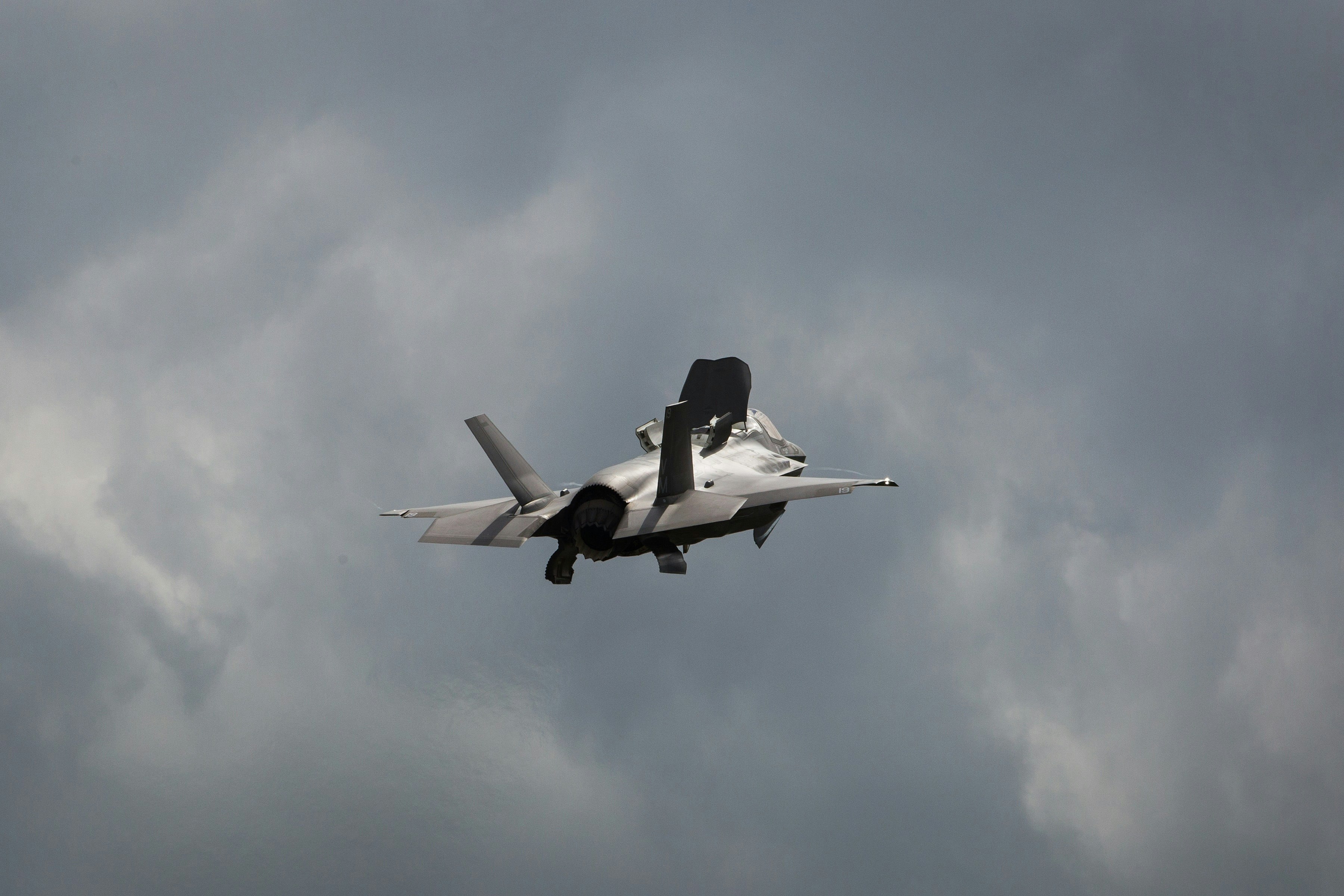 IN PICTURES: F-35B supercarrier flypast