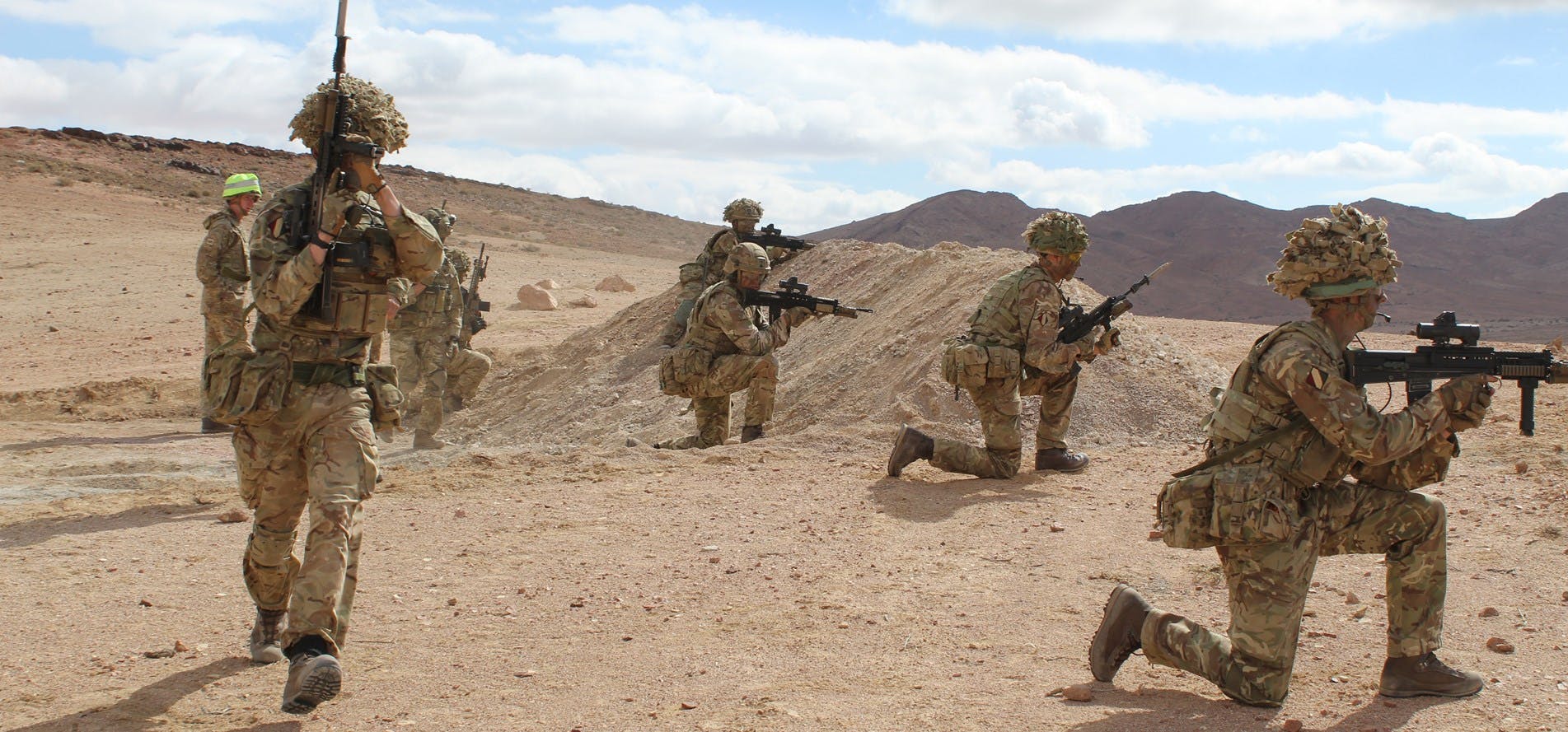 Mercian Regiment soldiers in Jordan for exercise