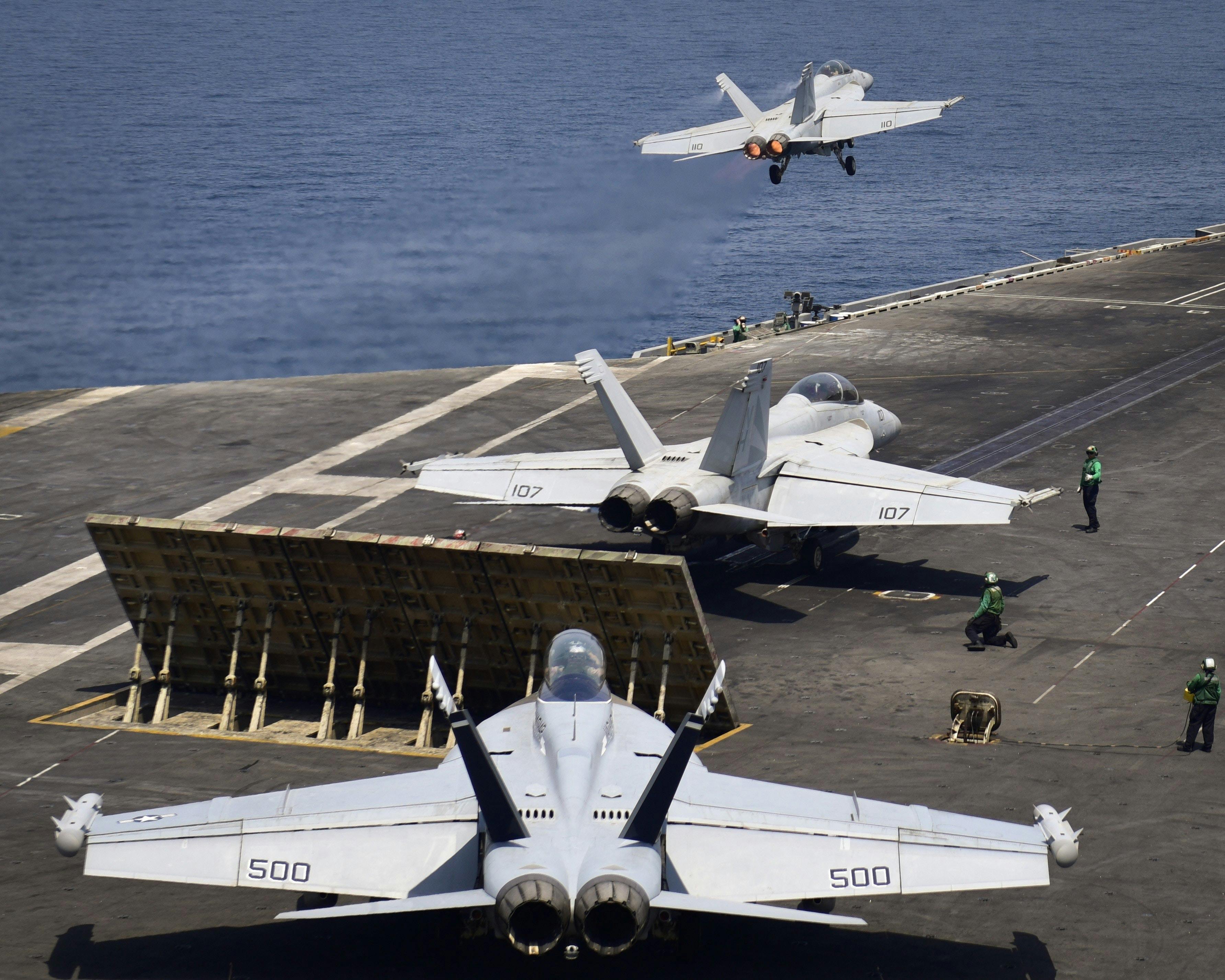 Supercarrier USS Nimitz completes historic 200,000th catapult shot