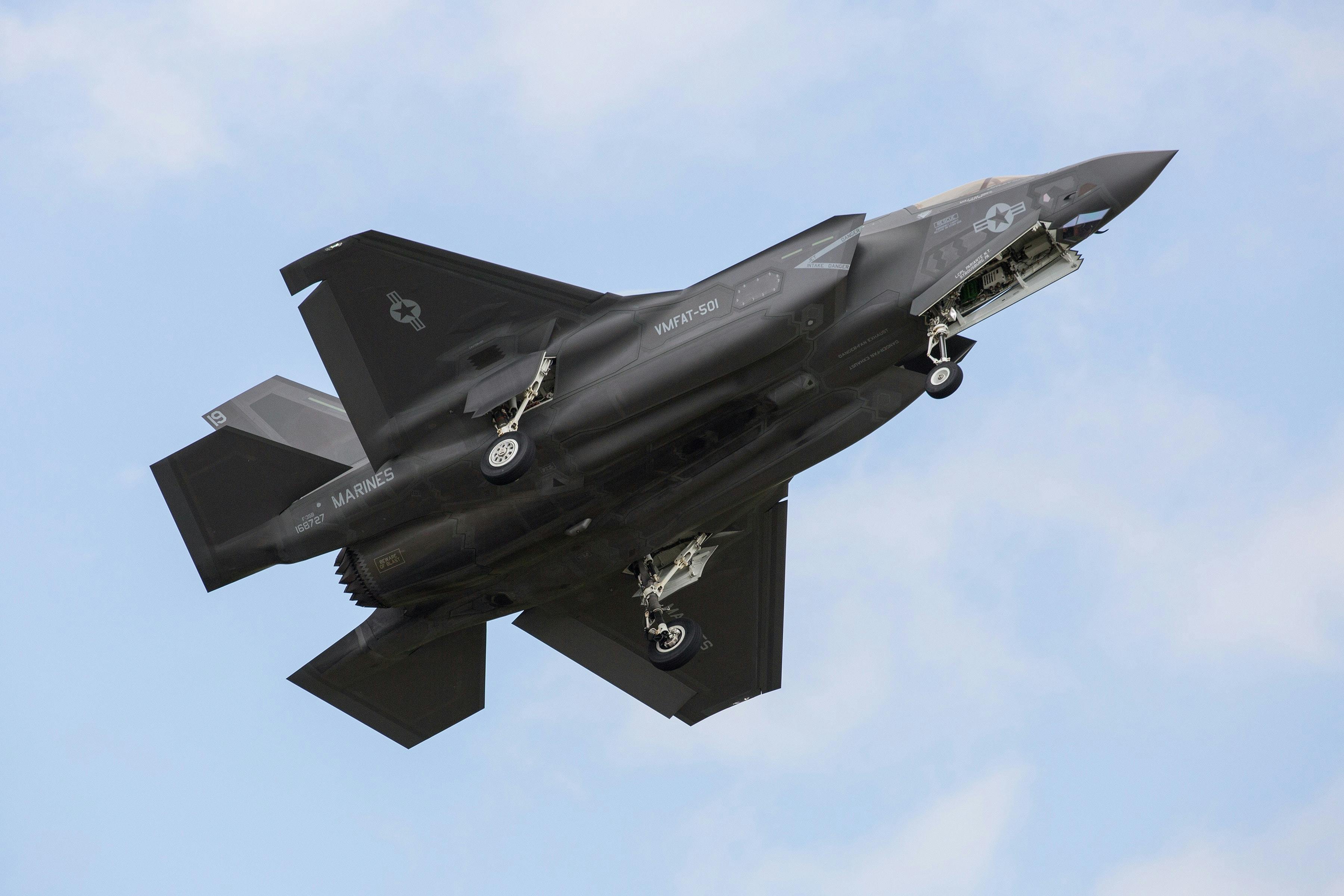 IN PICTURES: F-35B supercarrier flypast