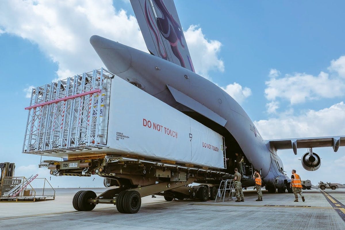 RAF transport Zephyr 'High Altitude Pseudo-Satellite' to Australia for ...