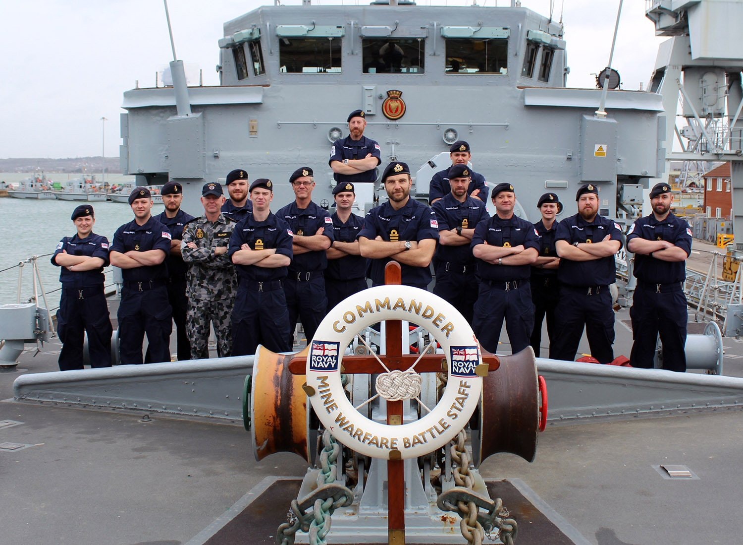 UK Mine Warfare Battle Staff prepare for six-month Gulf deployment