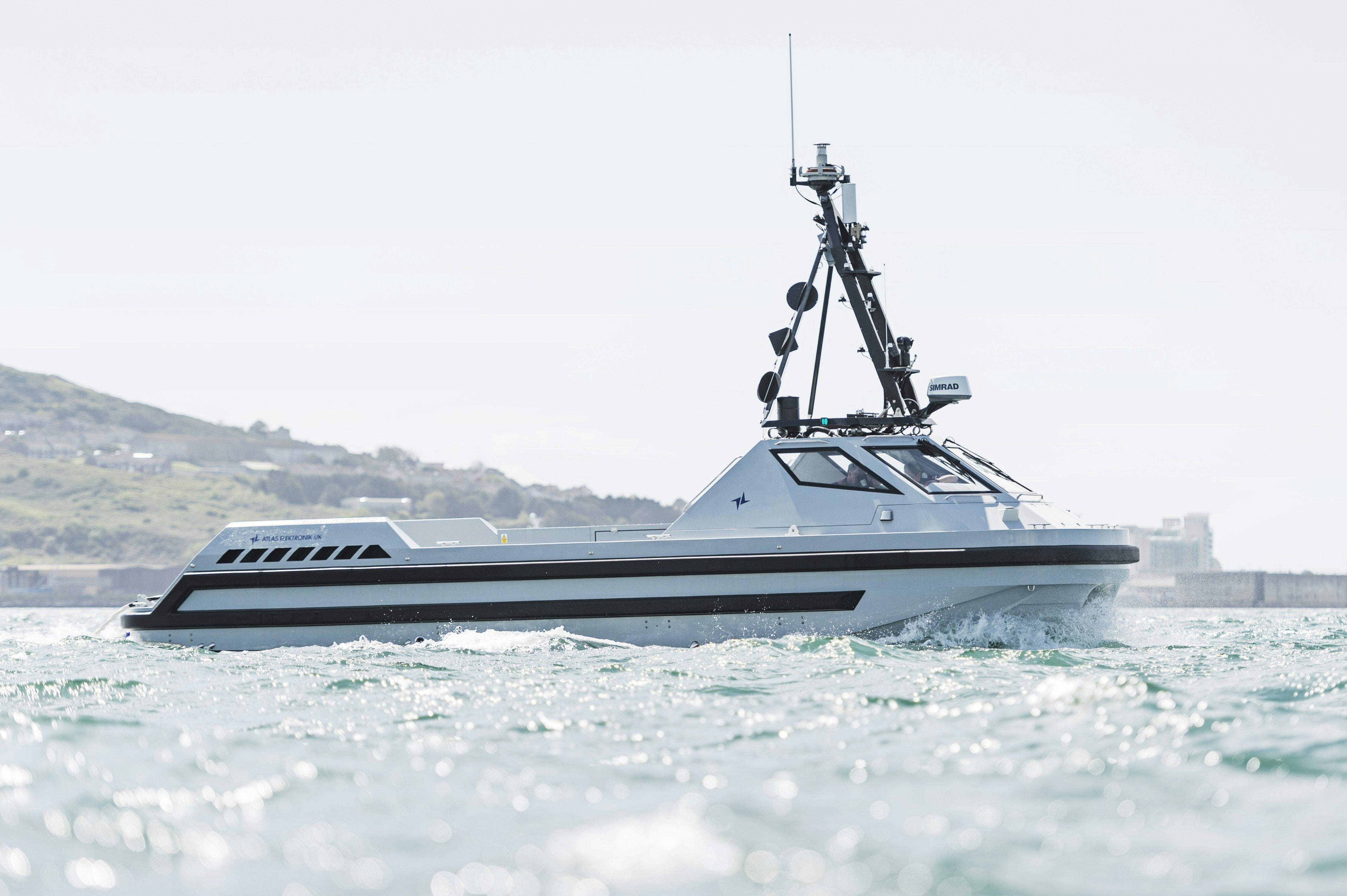Royal Navy gets first unmanned minesweeping system