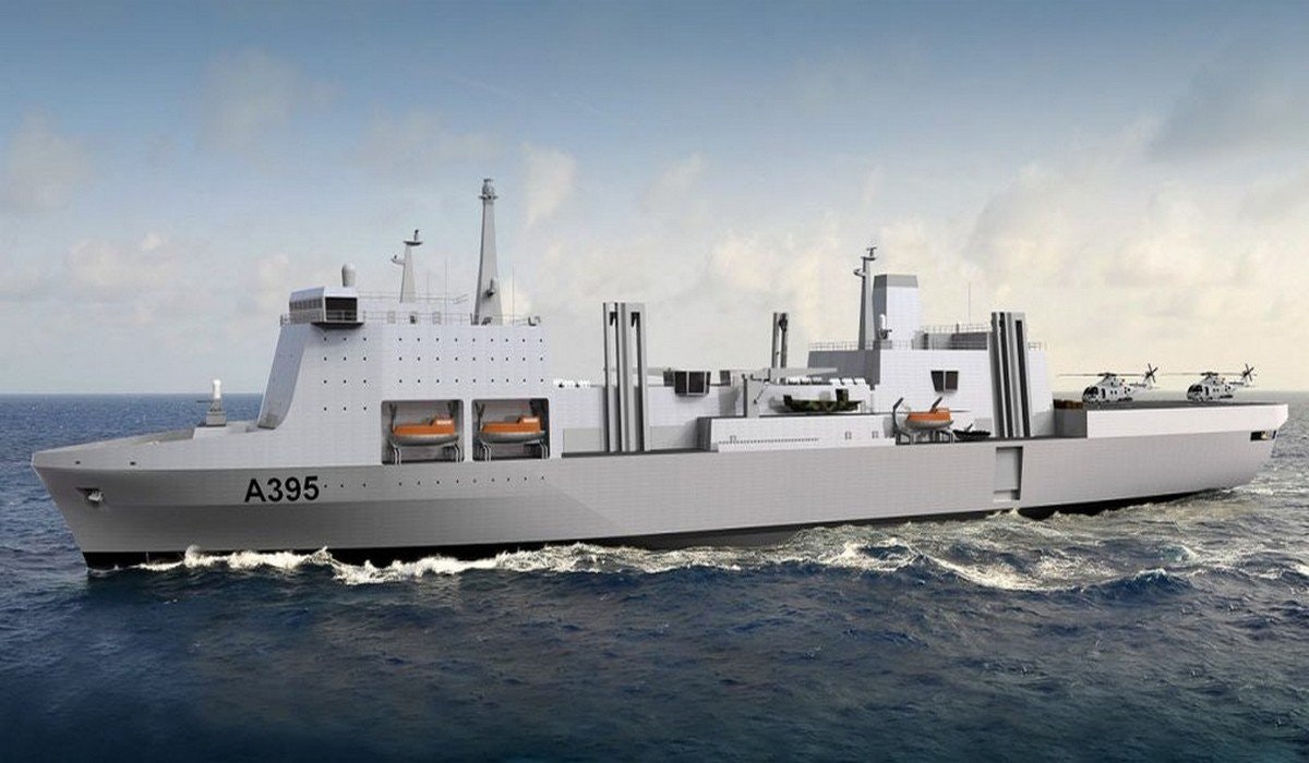 Fleet Solid Support ship order reduced, now two ships with option for third