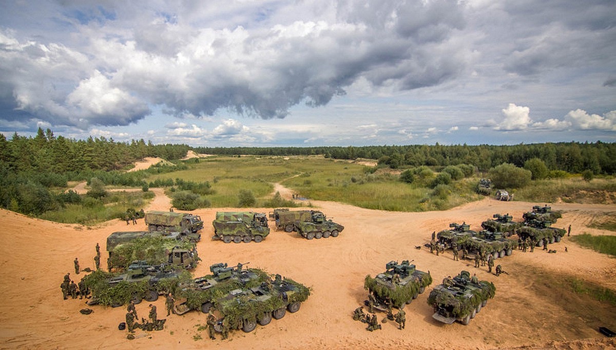 NATO battlegroups exercise in the Baltic region