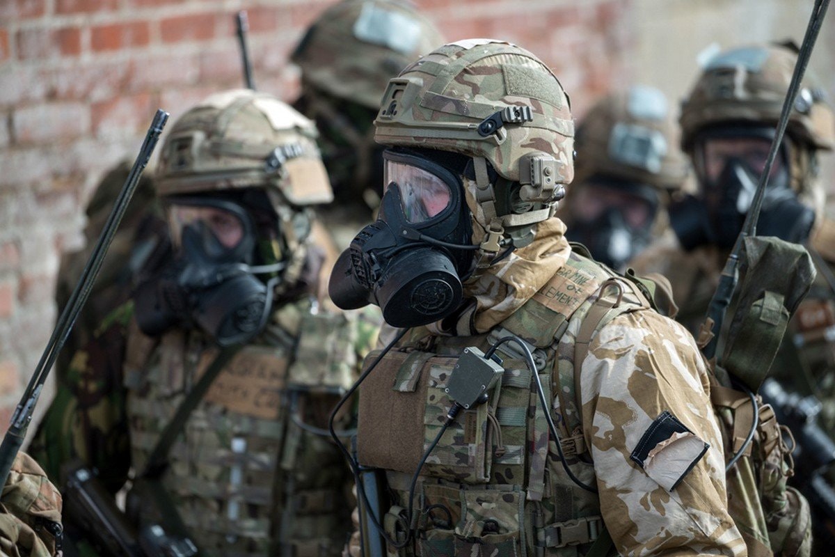 Royal Marines participate in major chemical exercise